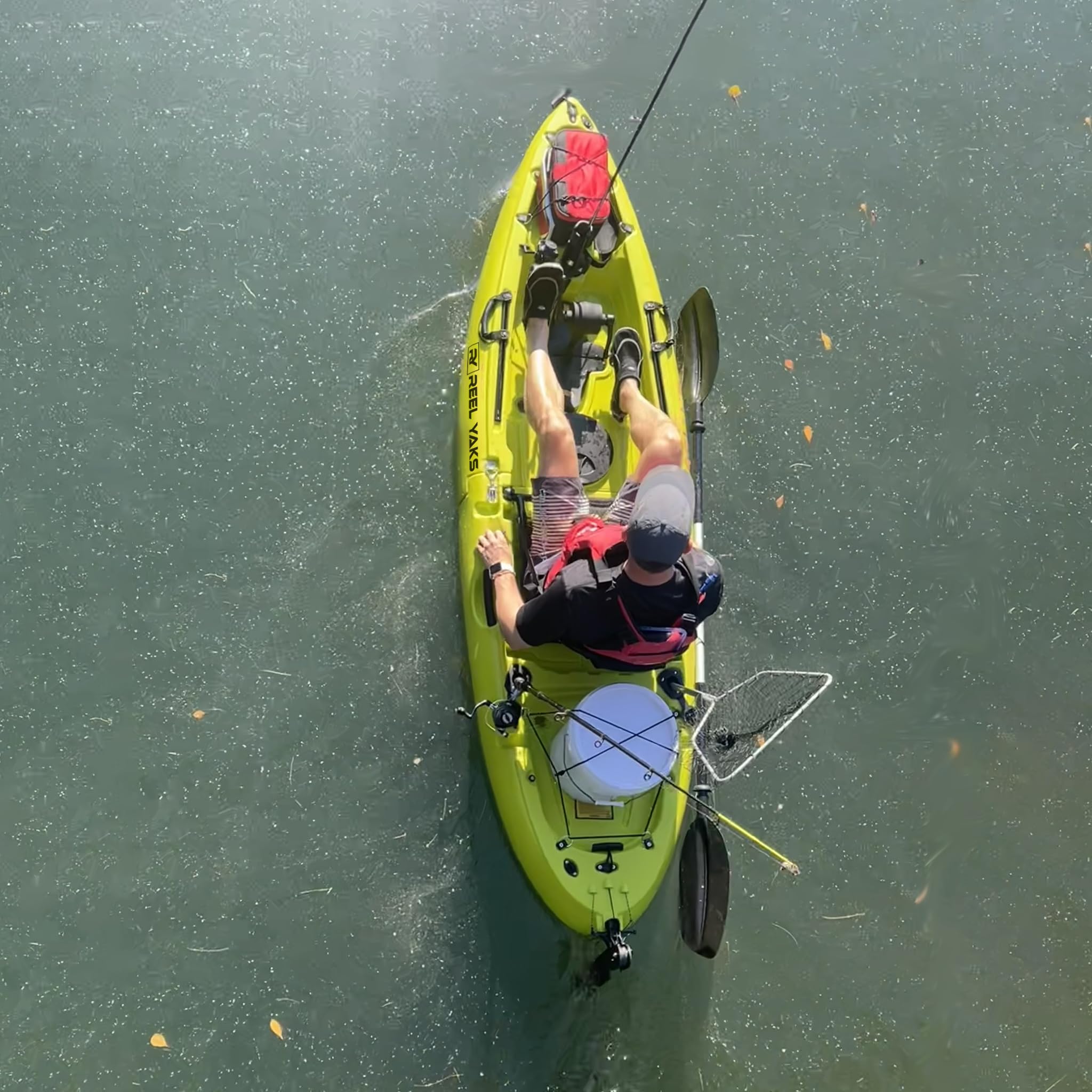 9.5ft Raptor Modular Propeller Drive Fishing Kayak, 380 lbs Capacity ...