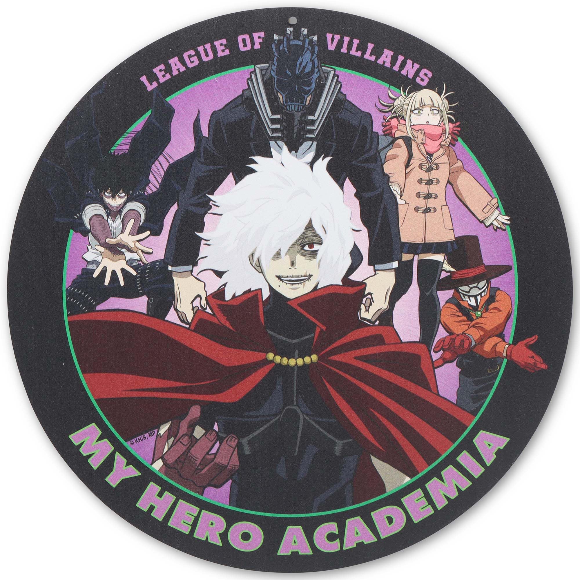 Amazon.com: Crunchyroll My Hero Academia League of Villains Round Metal ...