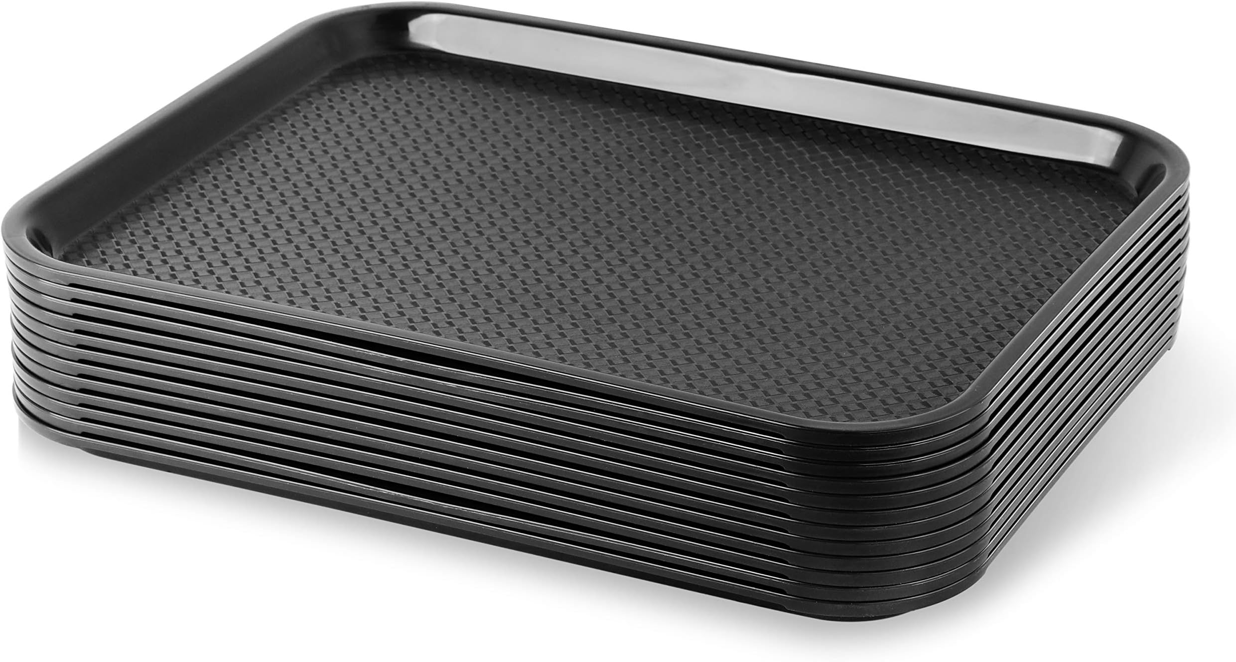 Amazon.com: Nicesh 6-Pack Large Plastic Serving Trays, 25.28" x 17.06 ...