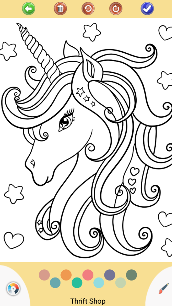 Unicorn coloring Book games - App on Amazon Appstore