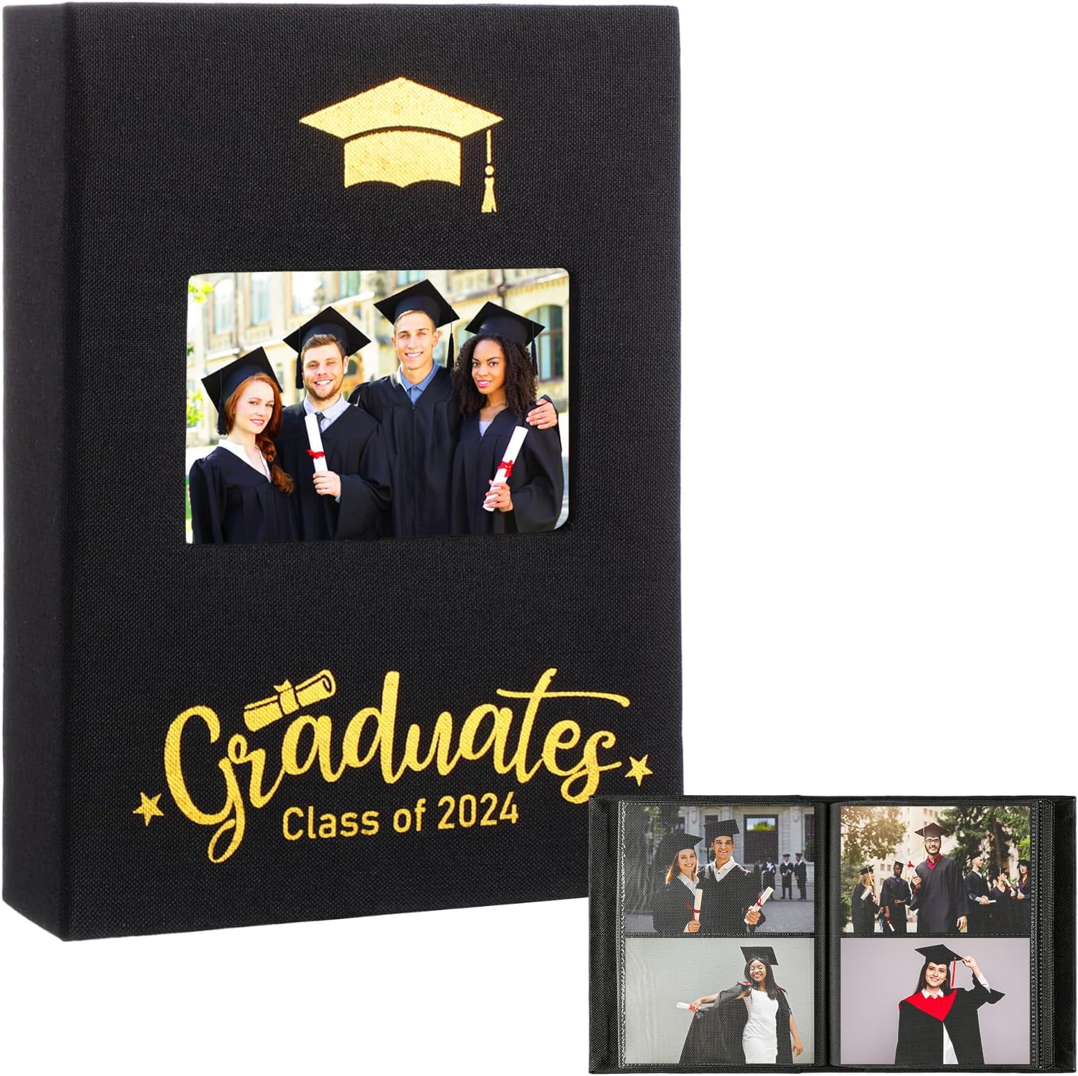 Amazon.com: Pasimy Class of 2025 Graduation Album Self Adhesive Photo ...
