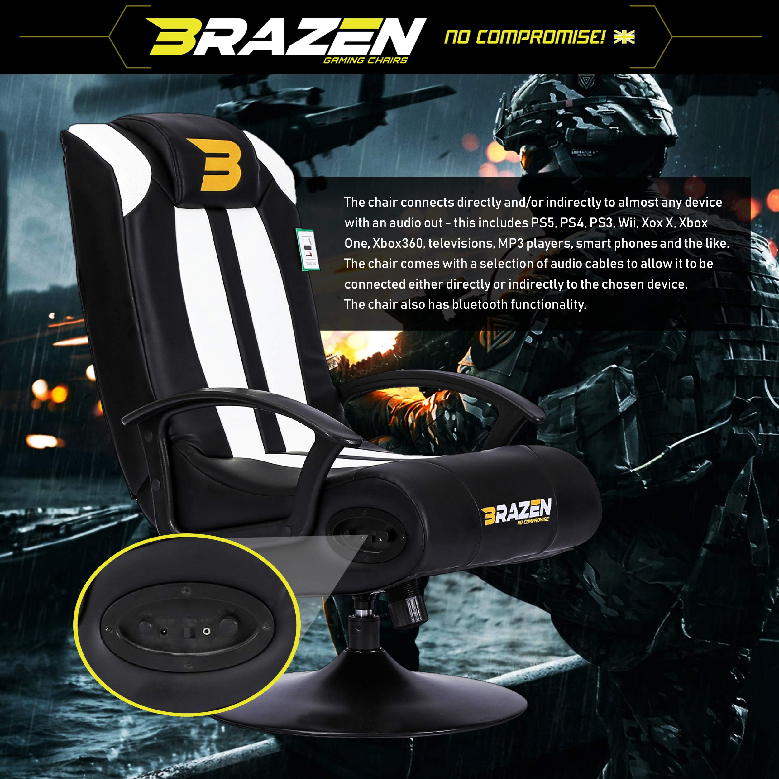 How To Connect Brazen Gaming Chair To Tv at Anna Octoman blog