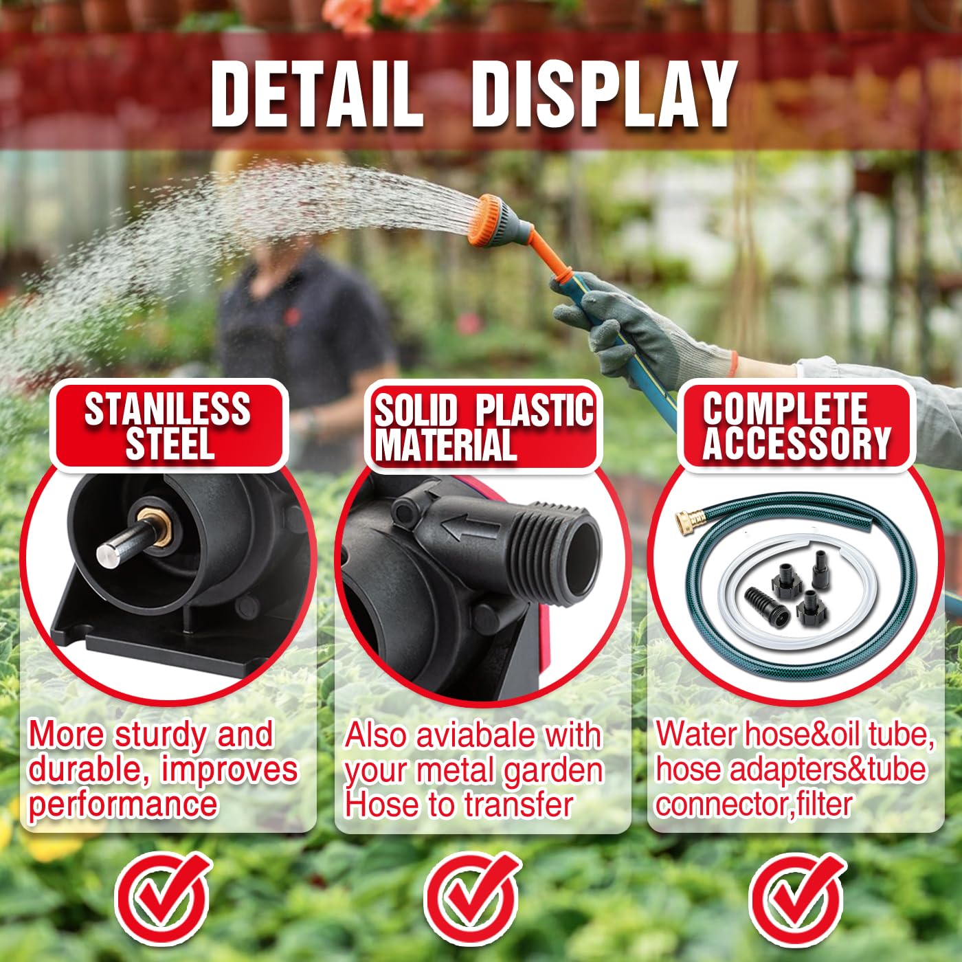 Snapklik.com : EXTRAUP Portable Self Priming Mini Hand Drill Water ...