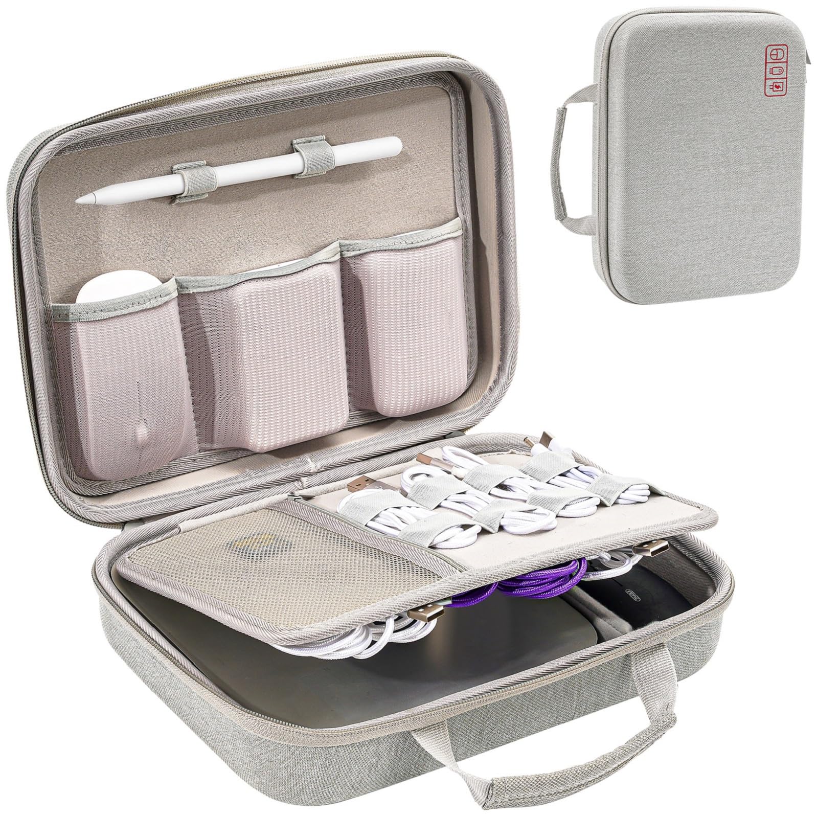 Amazon.com: ProCase Hard Travel Electronic Organizer Case for MacBook ...
