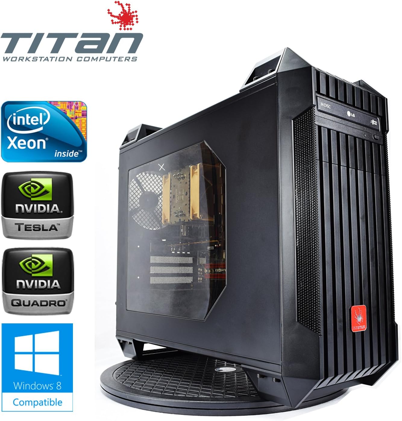 Amazon.com: Titan Computers X189 Compact Workstation - Intel Core i7 ...