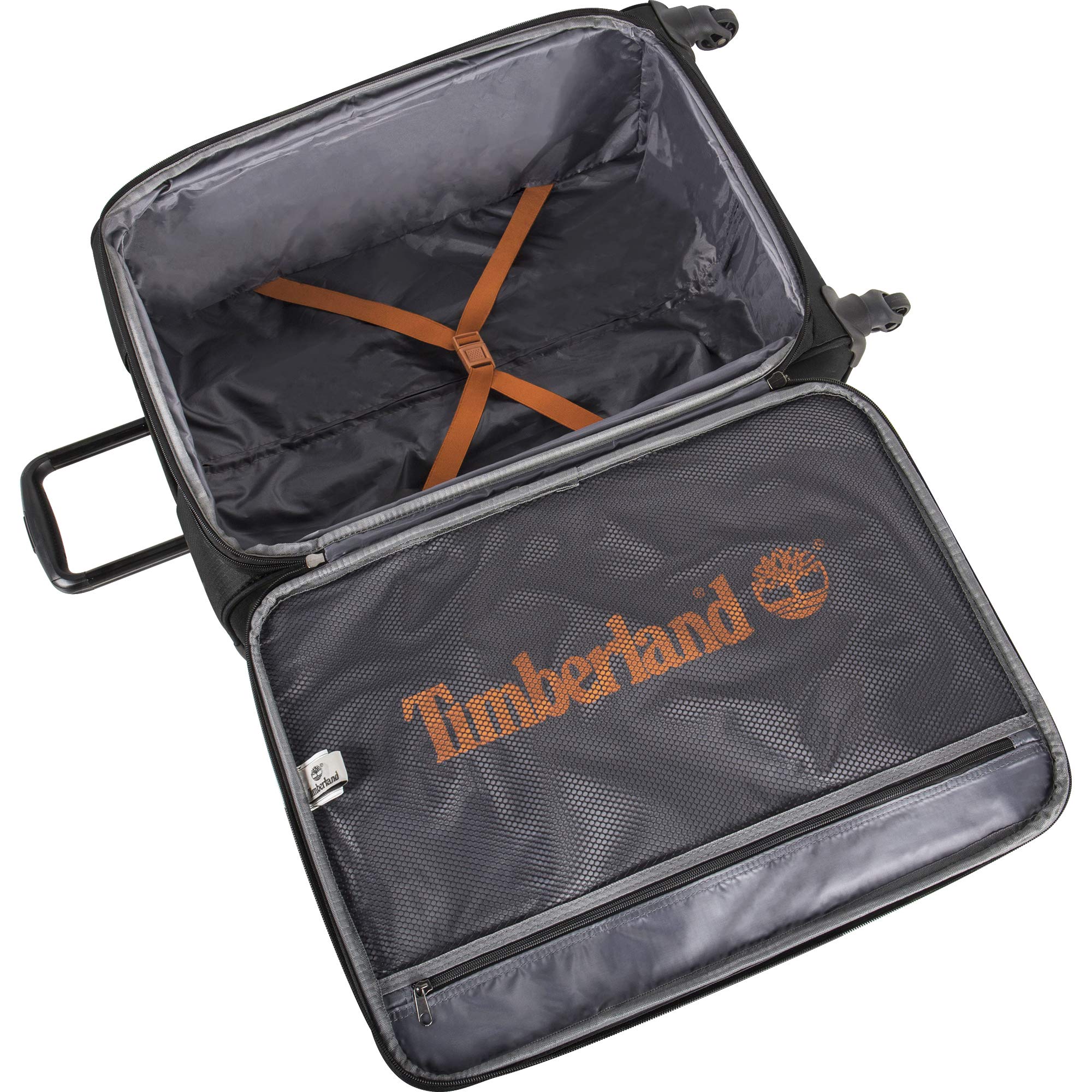 Timberland 3 Piece Hardside Spinner Luggage Suitcase Set, Jet Black ...