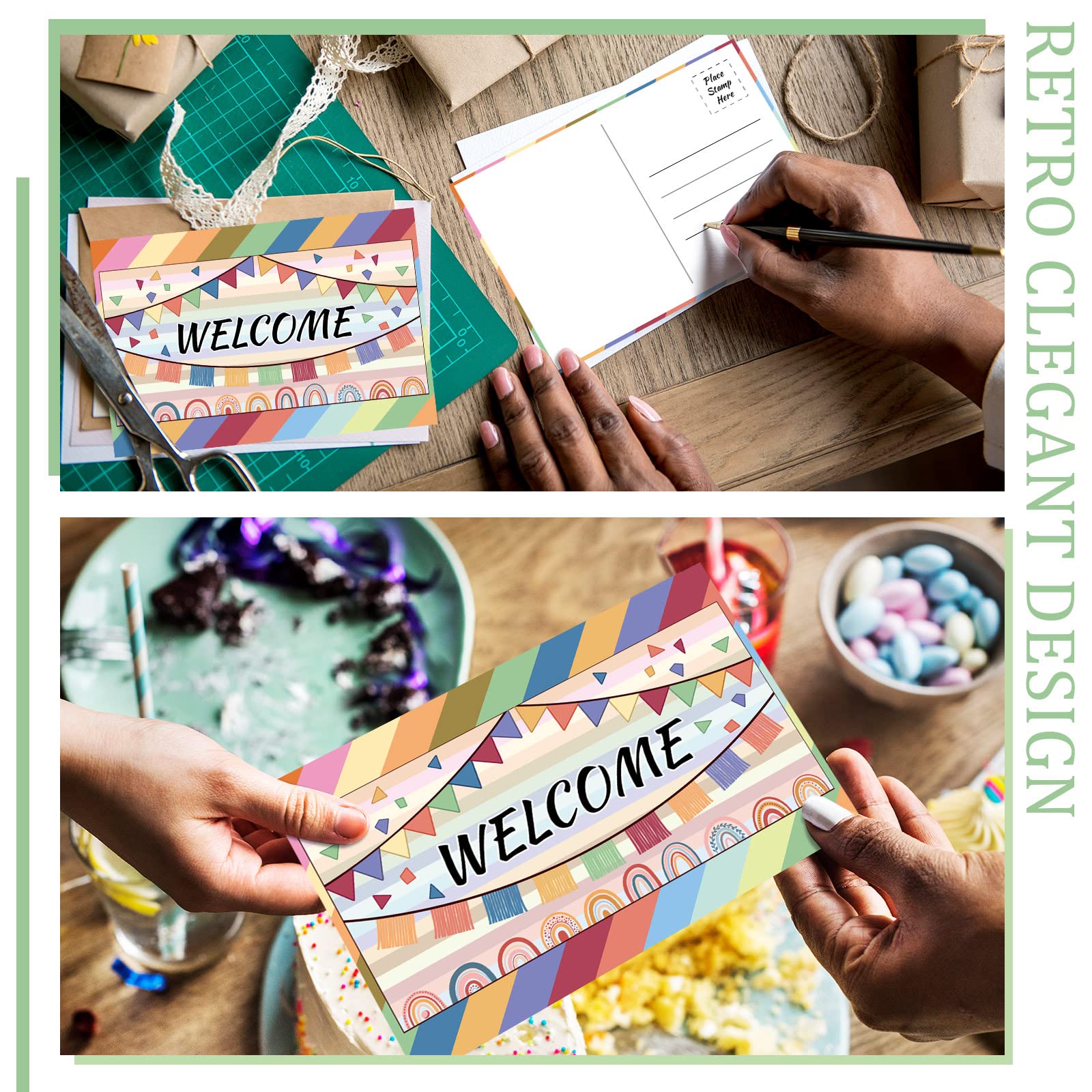 Welcome Back 30 Pcs To School Cards For Classroom, Class 100 Pack 4x6 ...