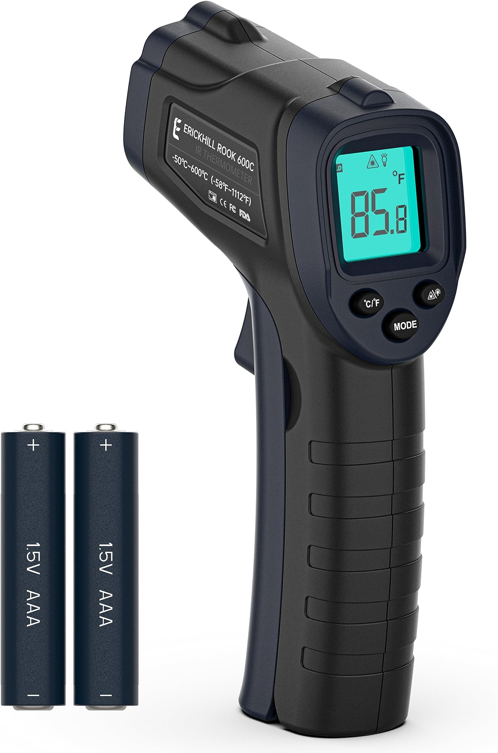 Etekcity Thermomètre infrarouge pistolet de température de -50 °C à 610 ...