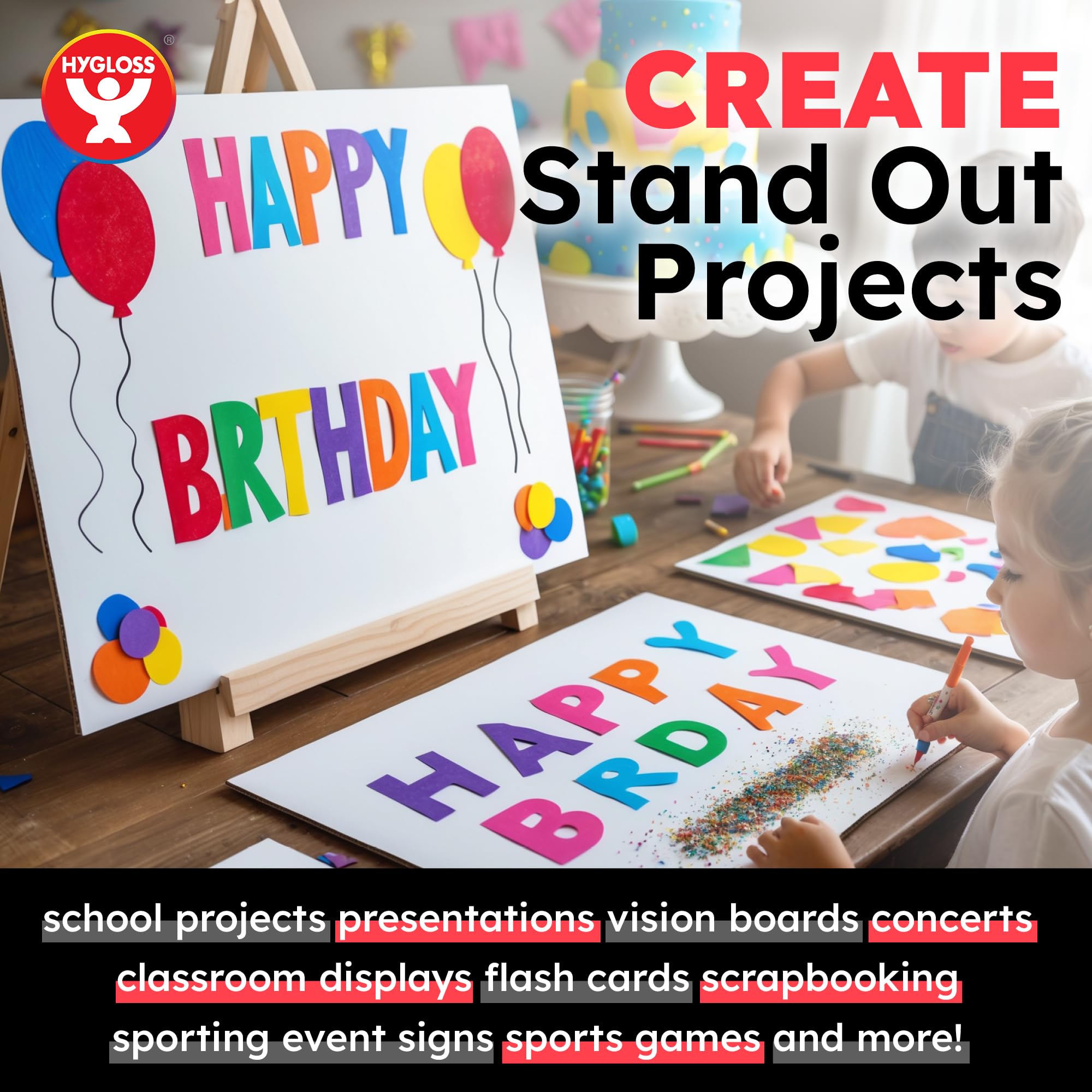 Snapklik.com : Hygloss Large Poster Board 22x28 - 50 Poster Boards Bulk ...