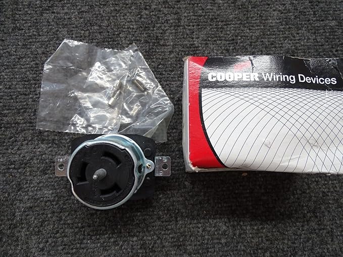 HUBBELL CS6369 AC Receptacle CA STD 50a 125/250 Volt Female Black ...