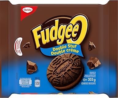 Fudgee-O Double Stuf Chocolate Cookies, 303g : Amazon.ca: Grocery ...