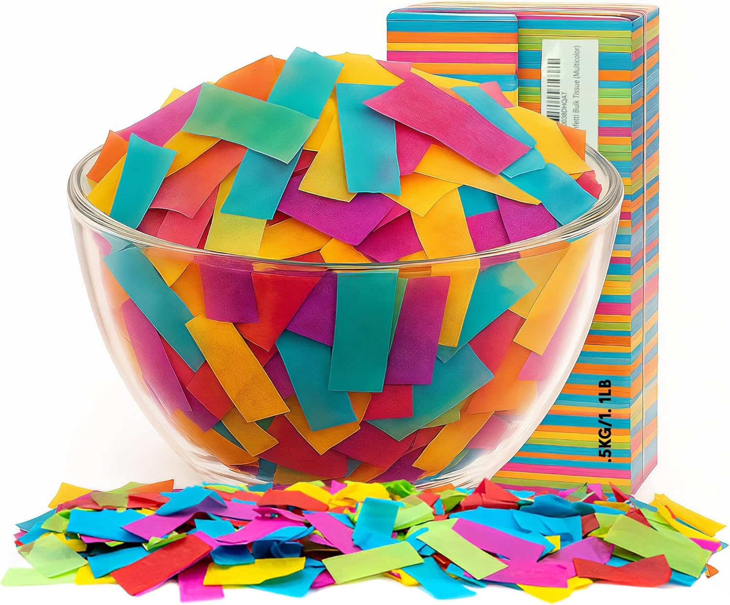 Amazon.com: Ultimate Confetti, Multicolor Biodegradable Confetti ...
