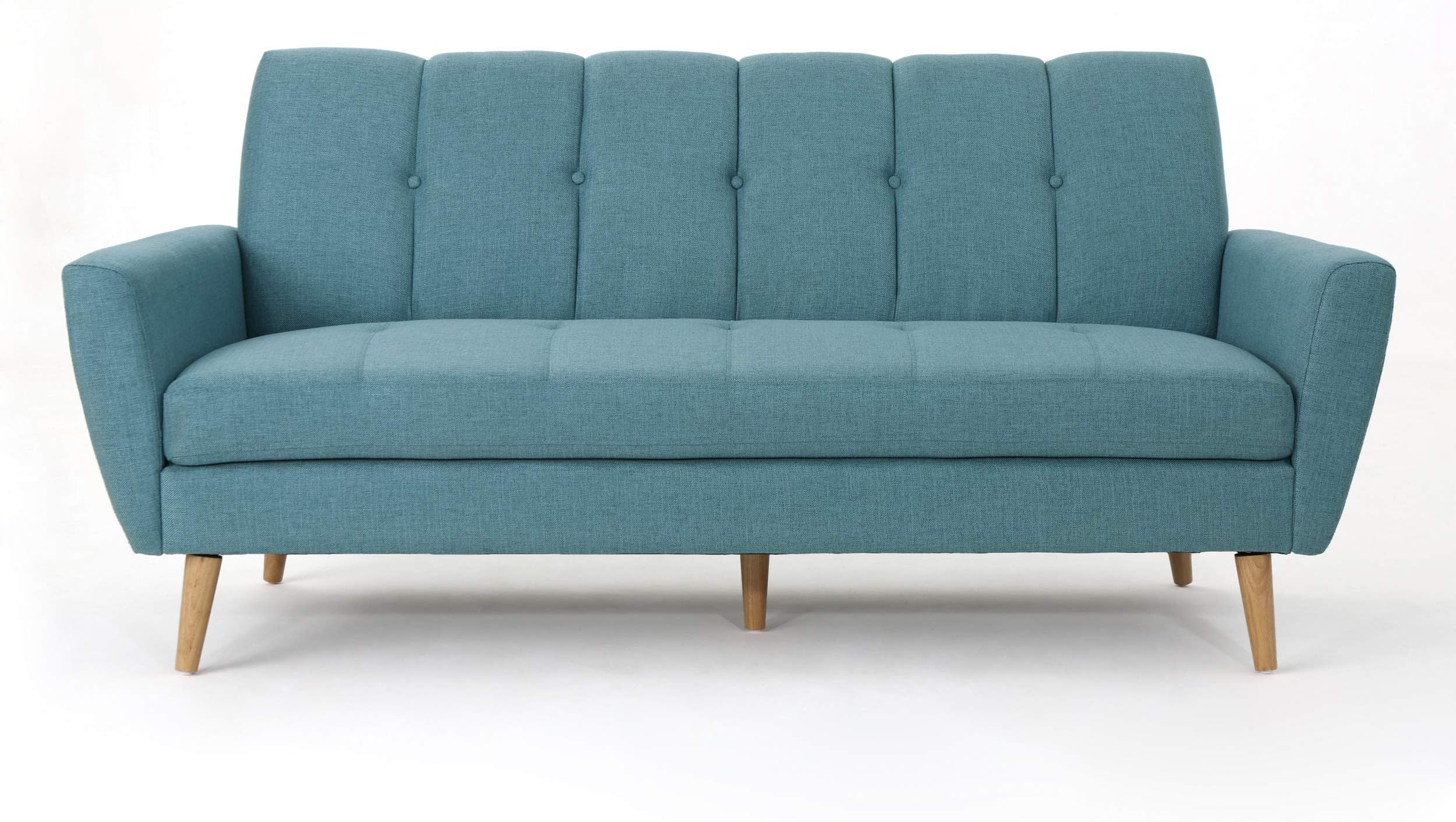 Amazon.com: Christopher Knight Home Treston Mid-Century Fabric Sofa ...