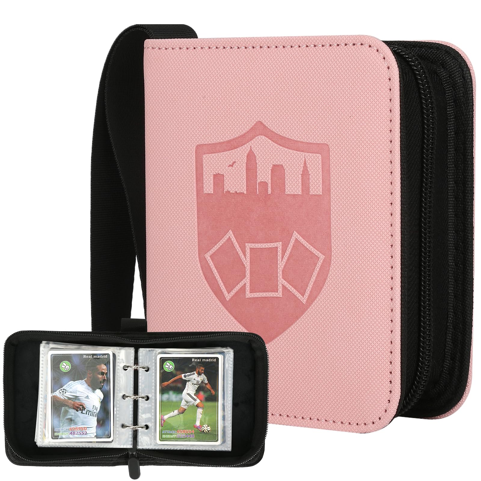 Amazon.com: GERMUN Mini Card Binder 1 Pocket, 80 Pockets Trading Card ...