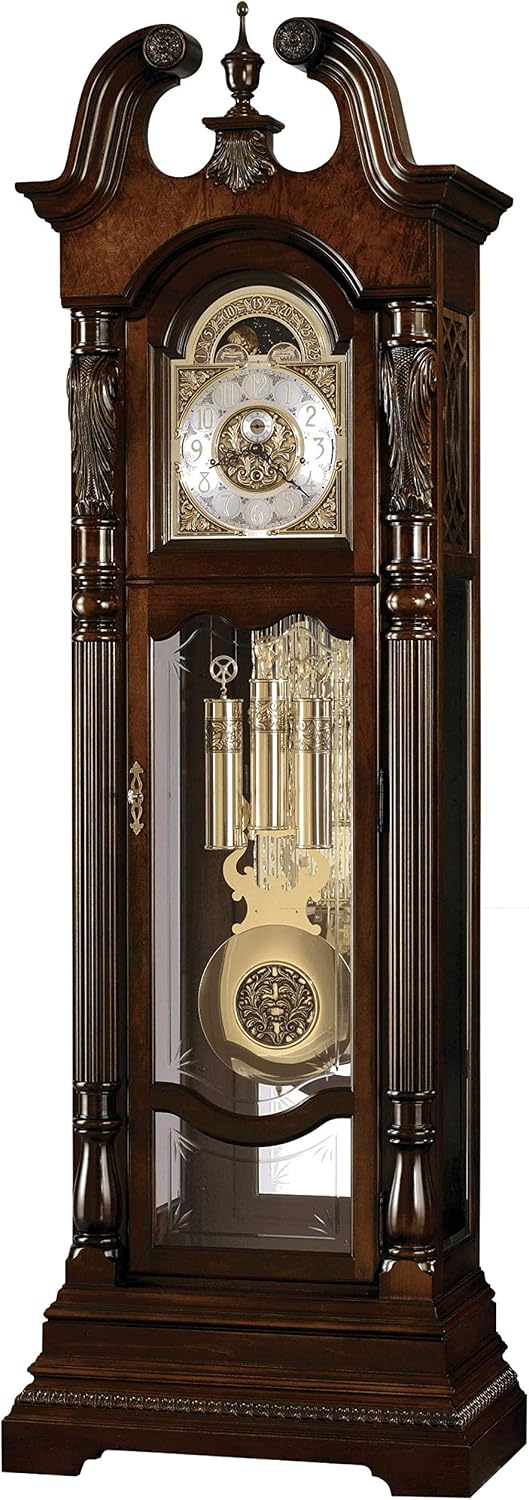 Amazon.com: Howard Miller TAFT Grandfather Clock, Bordeaux Finishing ...