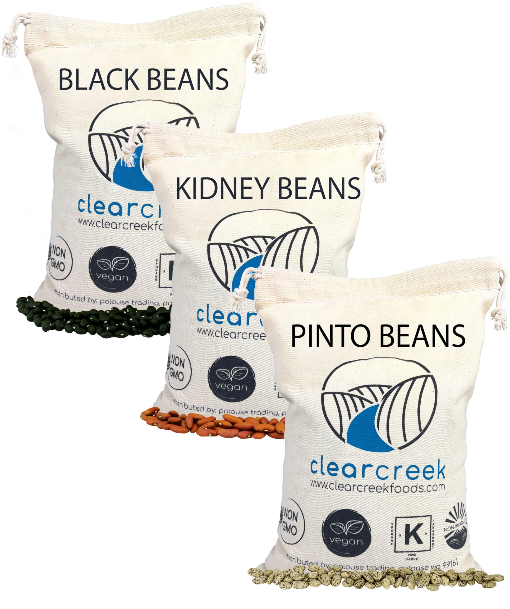 Snapklik.com : CLEAR CREEK Triple Bean Pack: Black Beans, Pinto And ...