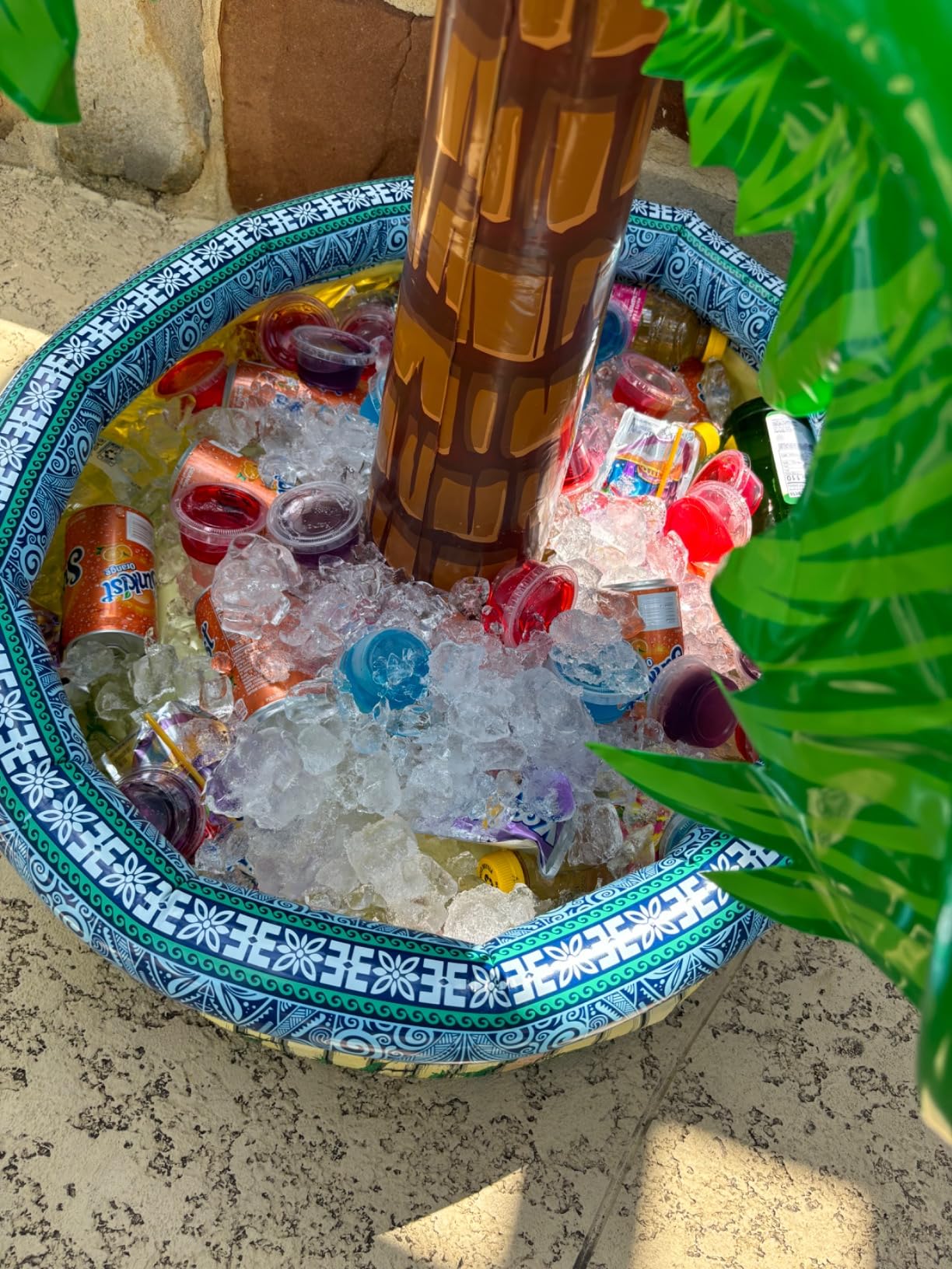 Amazon.com: Sloosh 2-Pack Inflatable Palm Tree Cooler - 28" Inflatable ...