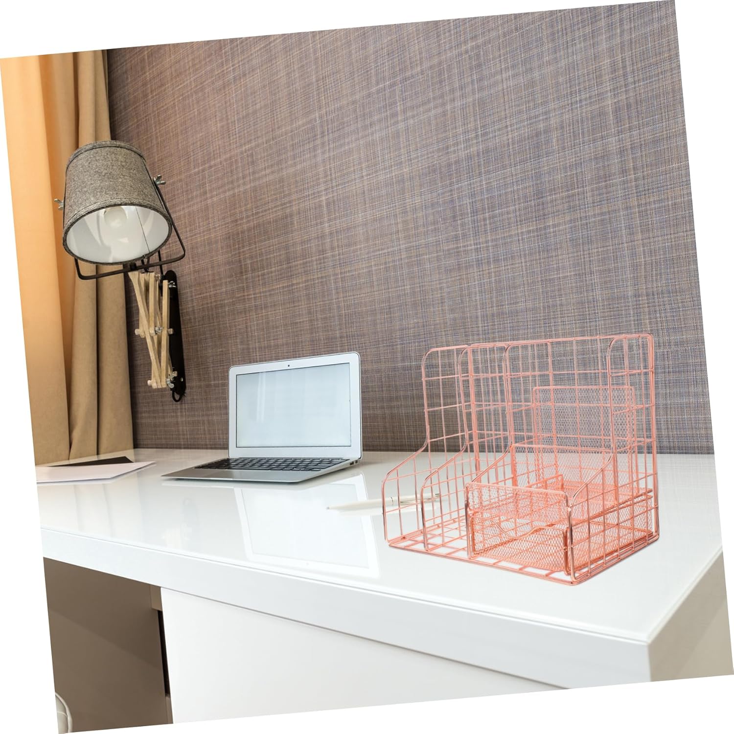 Anberotta モニター台 木製 パソコン台 机上台 パソコンスタンド 机上ラック pc台 机上収納マウス キーボード収納 J96 (ダ