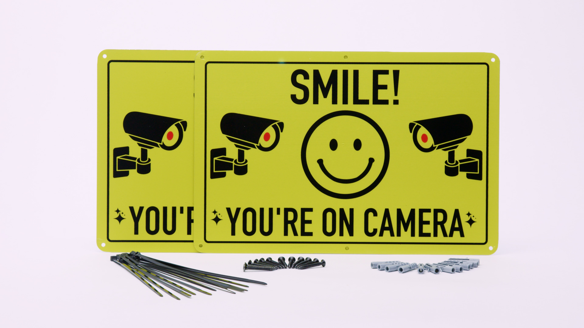Watch Smile You're On Camera Video Surveillance Signs on Amazon Live