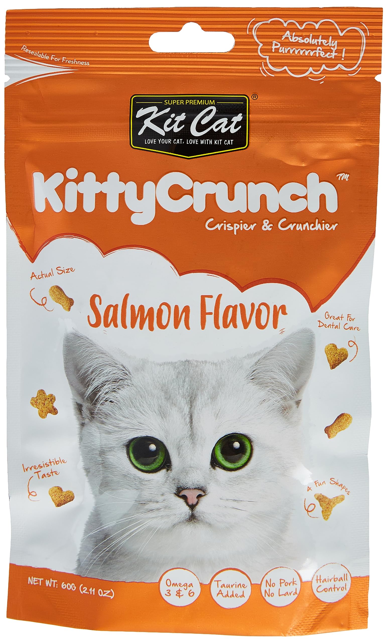 Kit Cat Kitty Crunch Salmon Flavor 60g : Buy Online at Best Price in ...