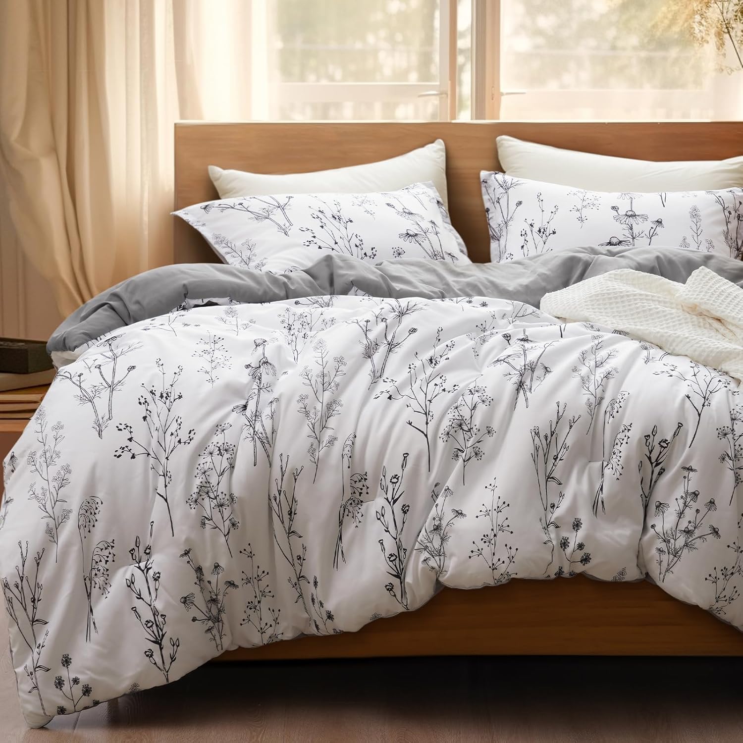 Amazon.com: David's Home Cozy Comforter Set Twin, Bed in a Bag Bedding ...