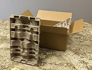 Amazon.com: Wine Shipping Box & Pulp Inserts - 750ml, 6 Bottles : Home ...