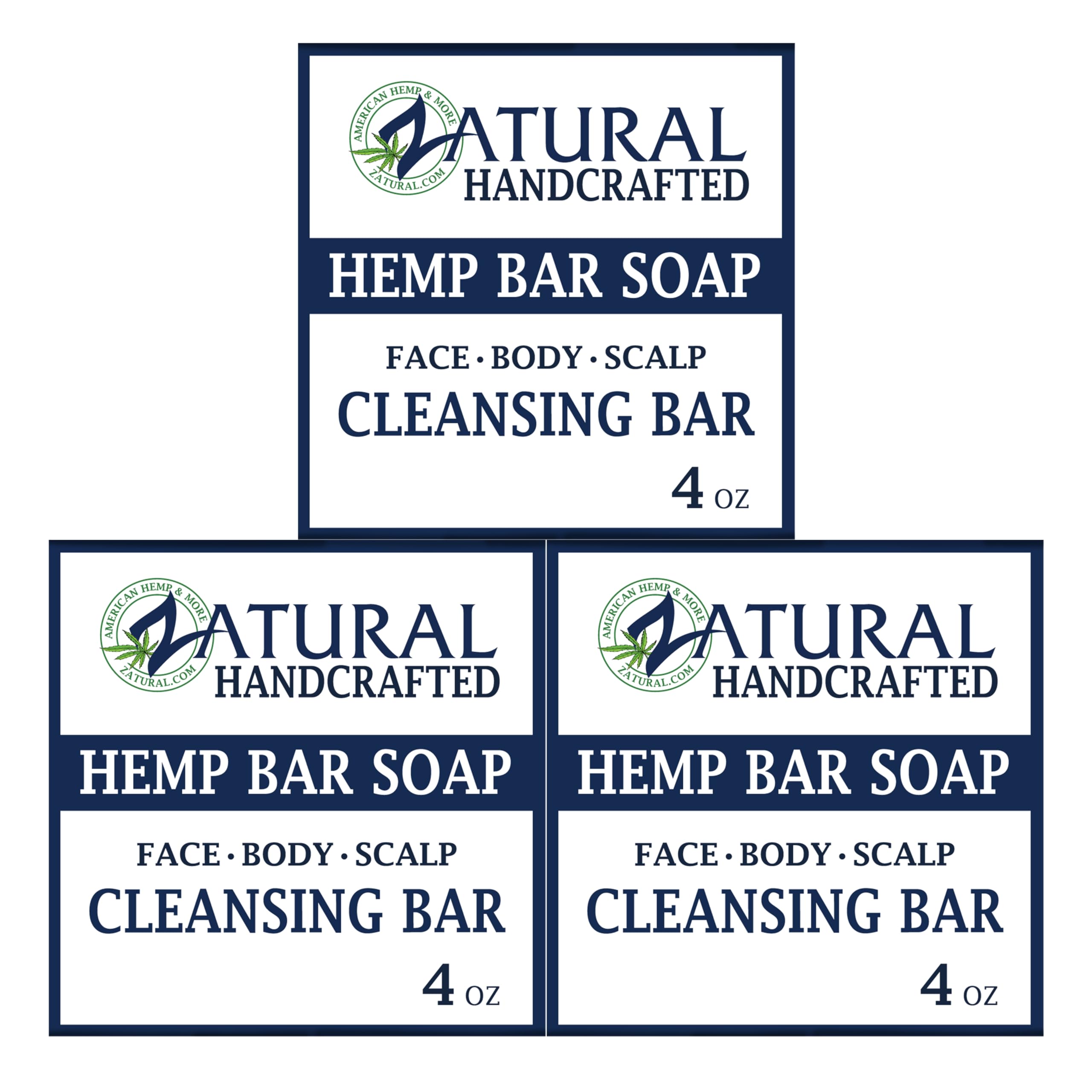 Amazon.com: Hemp Bar Soap, 100% Natural Ingredients, Heal, Moisturize ...