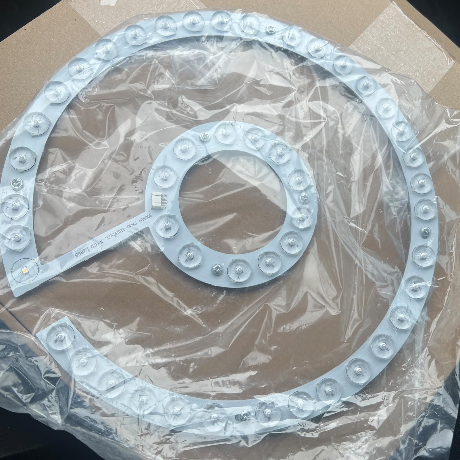 Ceiling Fan Light Kit, 36W 3 Color Changes Led Panel and LED Driver ...