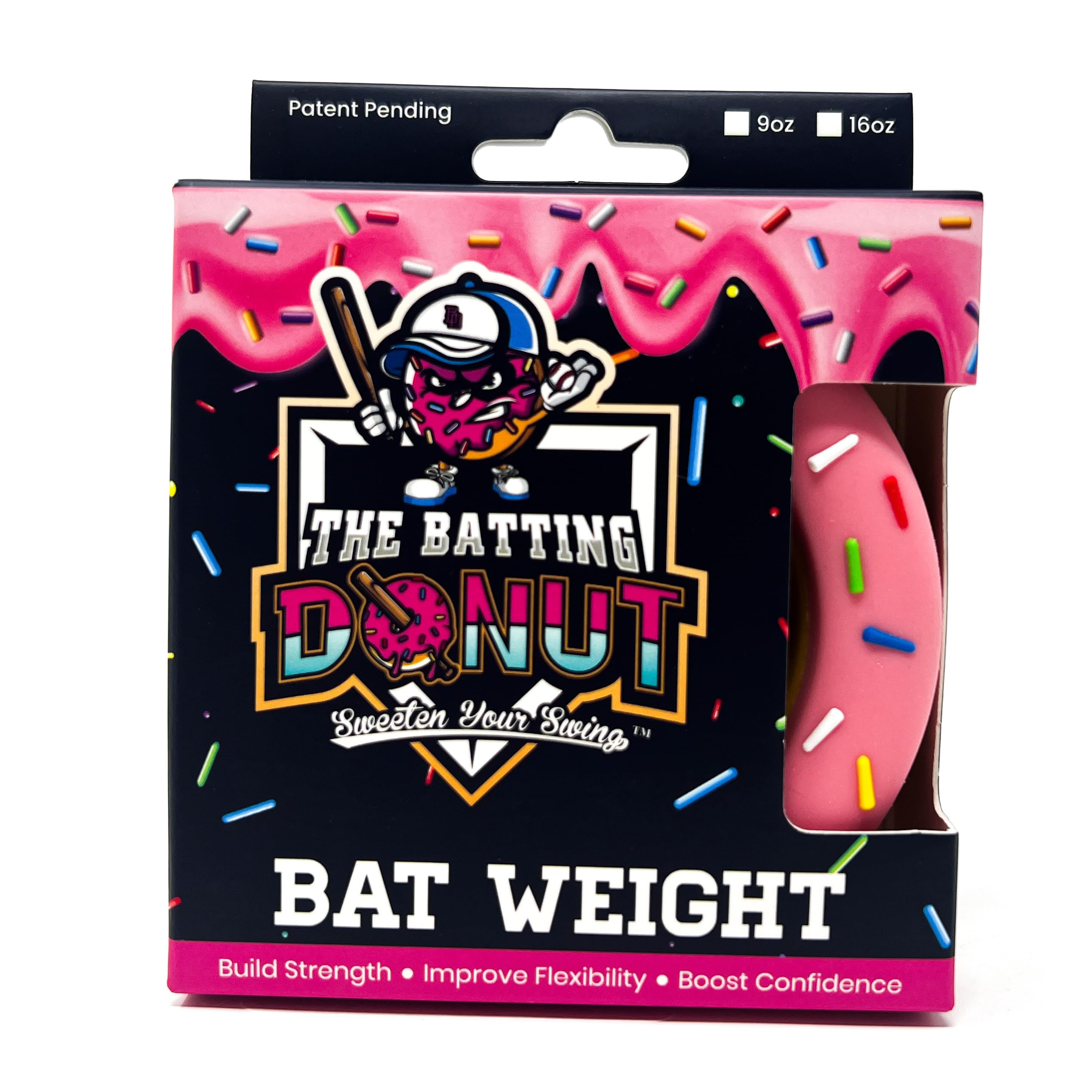 Amazon.com : The Batting Donut - Homer | Baseball Bat Weight | 16oz ...