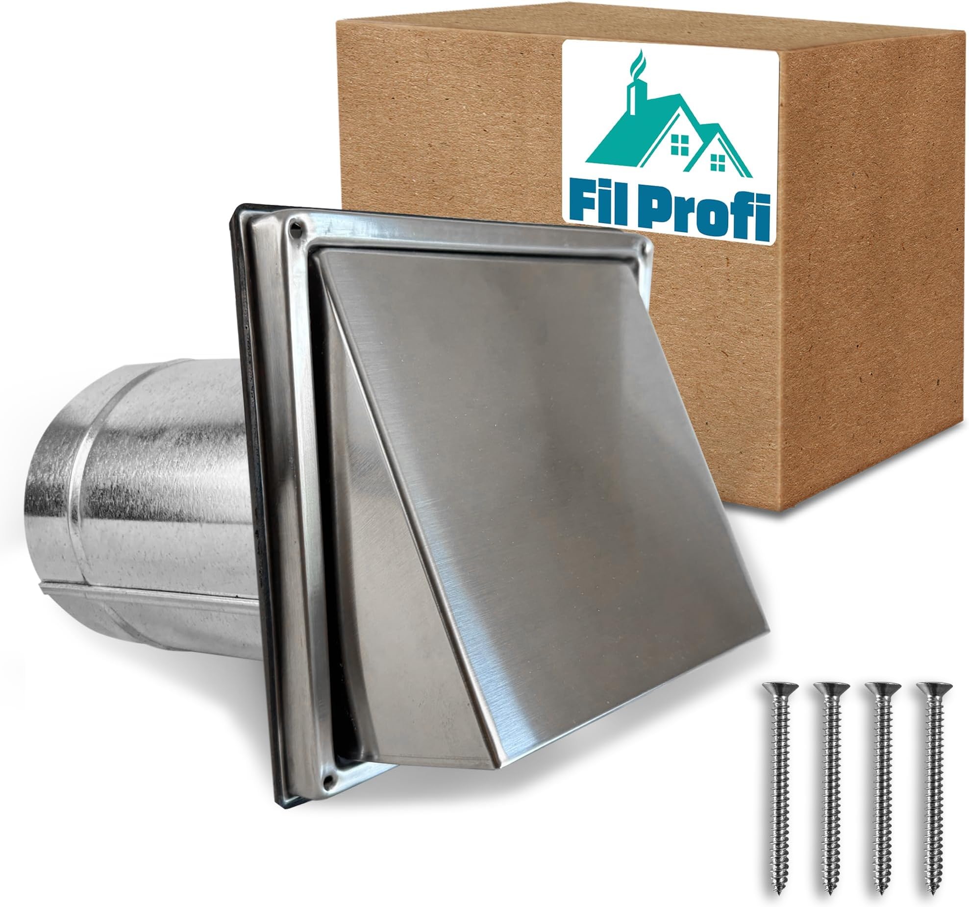 Amazon.com: FRESH SPEED 6-Inch External Extractor Wall Vent Cushioned ...