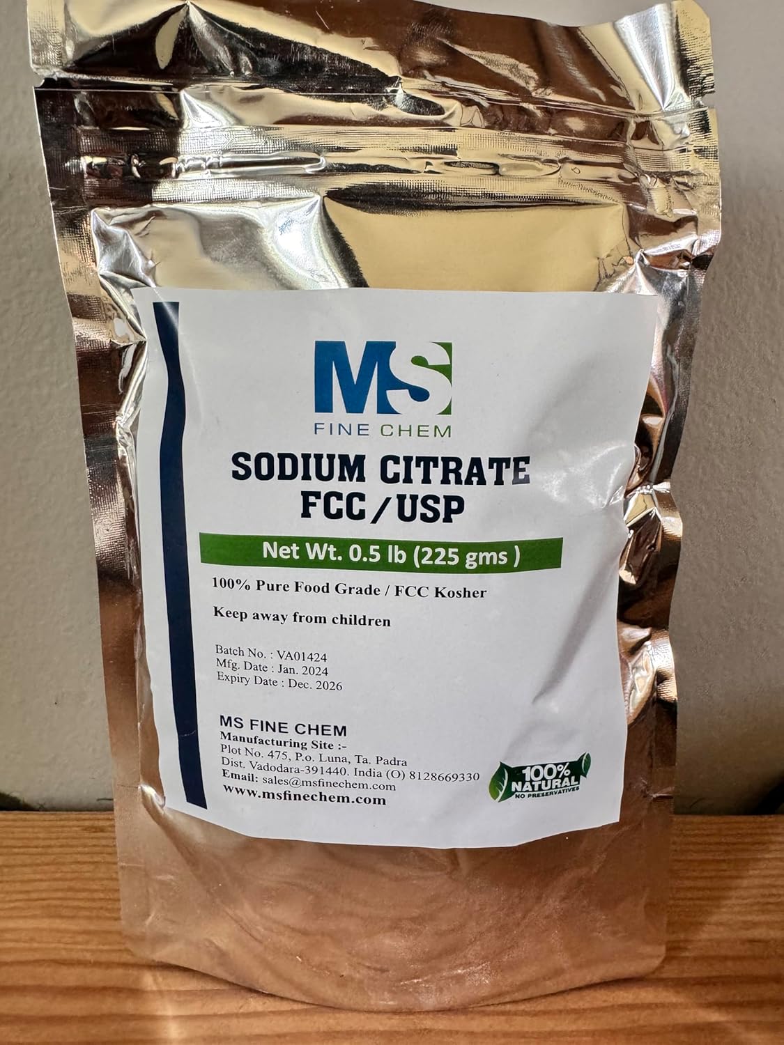 Amazon.com: Sodium Citrate Powder - 8 Ounce - Food Grade, Non-GMO - 0.5 ...