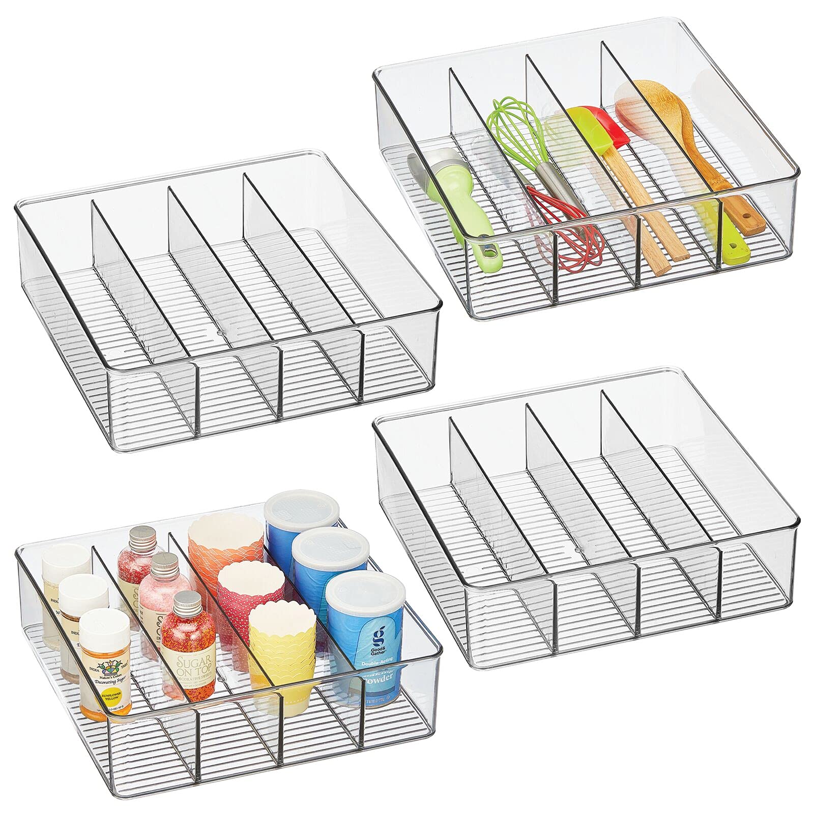 Mdesign Kitchen Cabinet And Pantry Storage Organizer Bins at Lindsey ...
