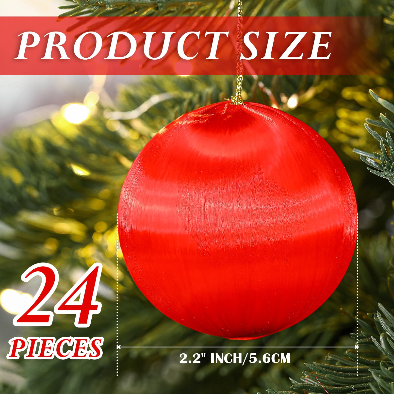 Satin Christmas Balls