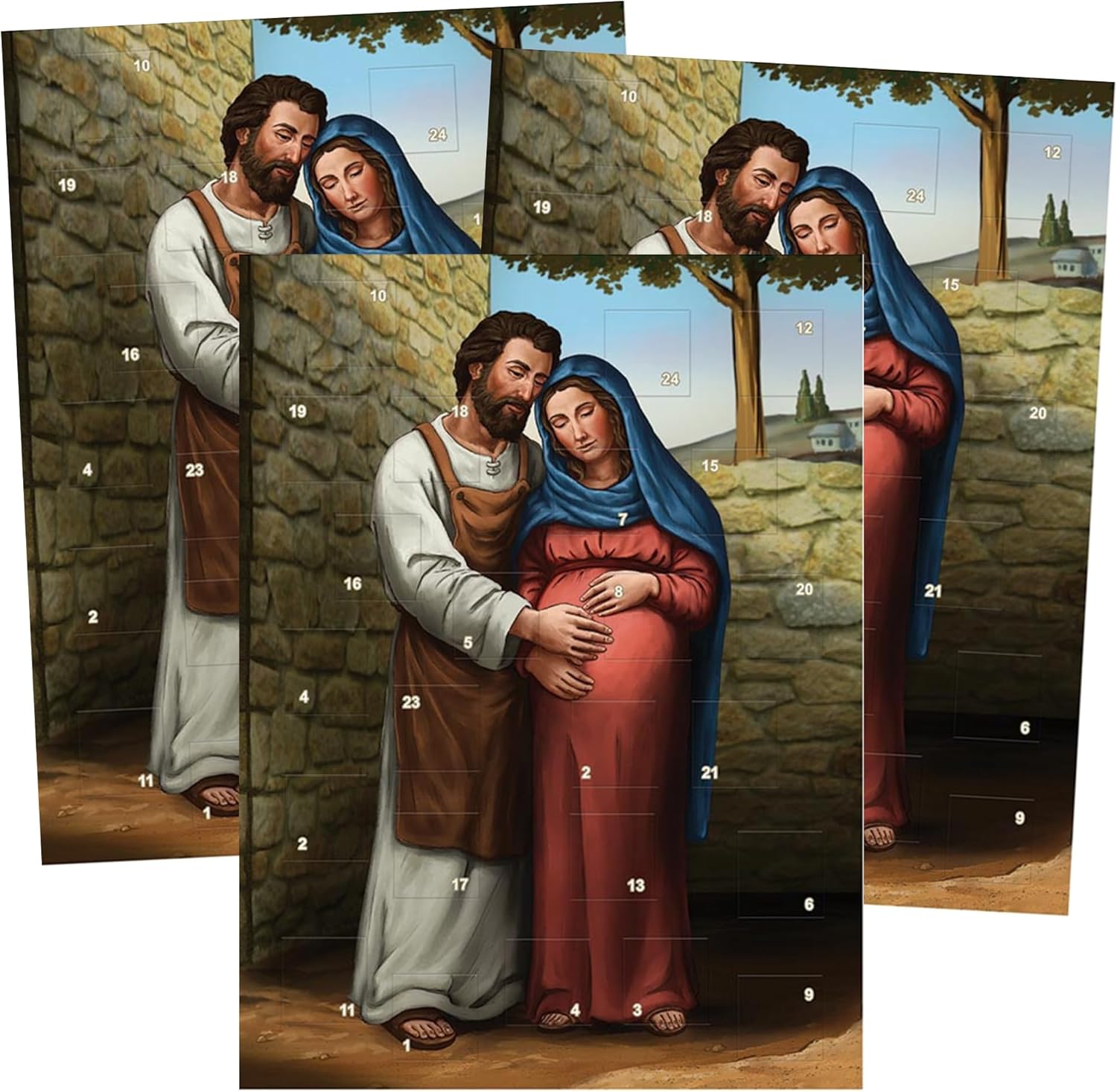 Amazon.com: Our Lady of Advent Calendar 2023, Expectant Mary and Joseph ...