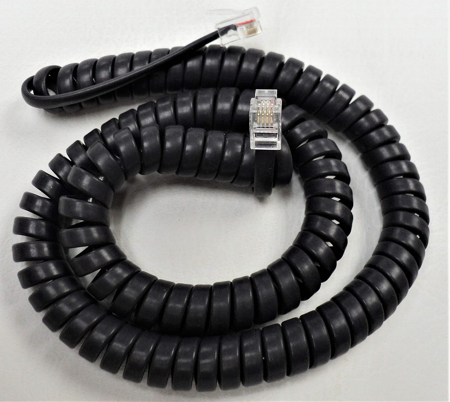 Amazon.com : Yealink Compatible Charcoal Gray 12 Ft Handset Cord for ...