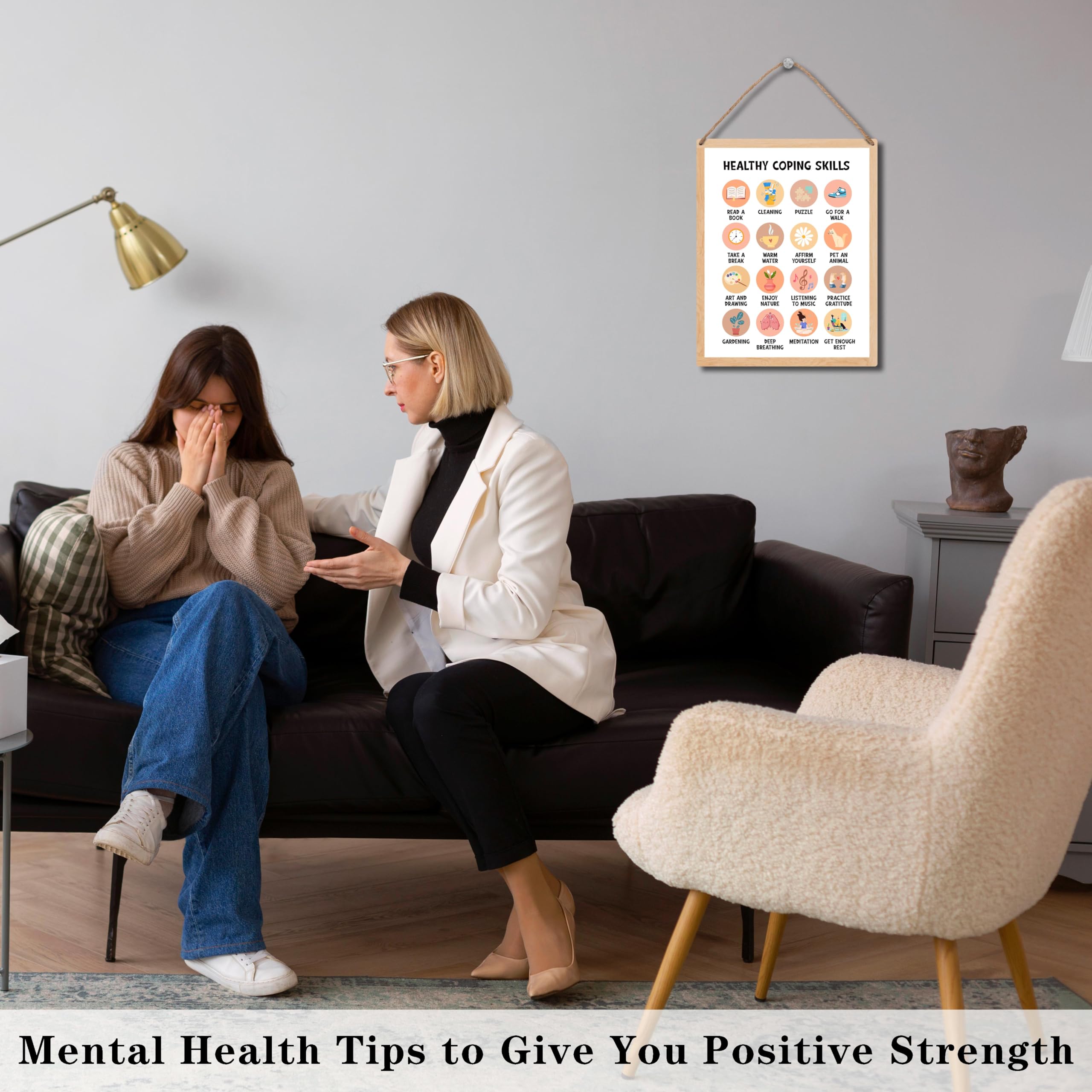 Snapklik.com : Therapy Decor, Mental Health Wood Wall Art, Healthy ...