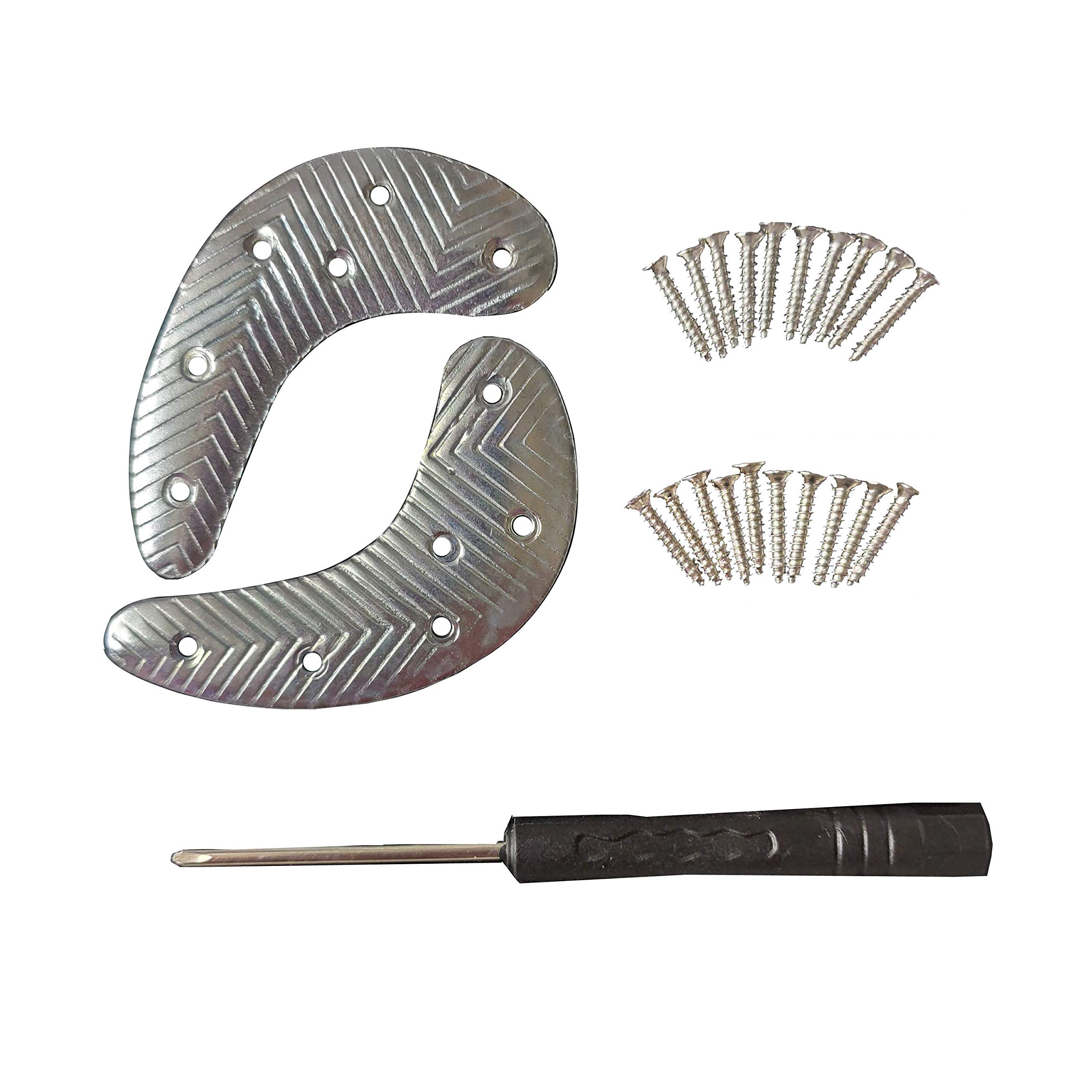 Amazon.com: Sole Repair Kit for Men's Shoe and Boot. Metal Heel Plates ...