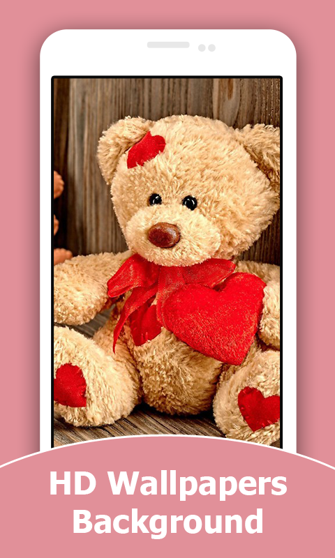 Teddy Wallpapers For Mobile Phones Teddy Bear Sitting In Red Phone