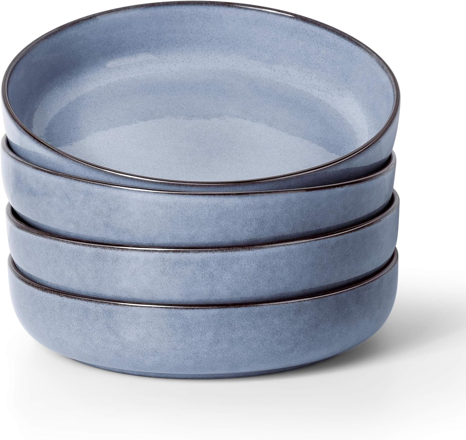 Amazon.com | Herogo Pasta Bowls Sets of 4, Stoneware Plates and Bowls ...