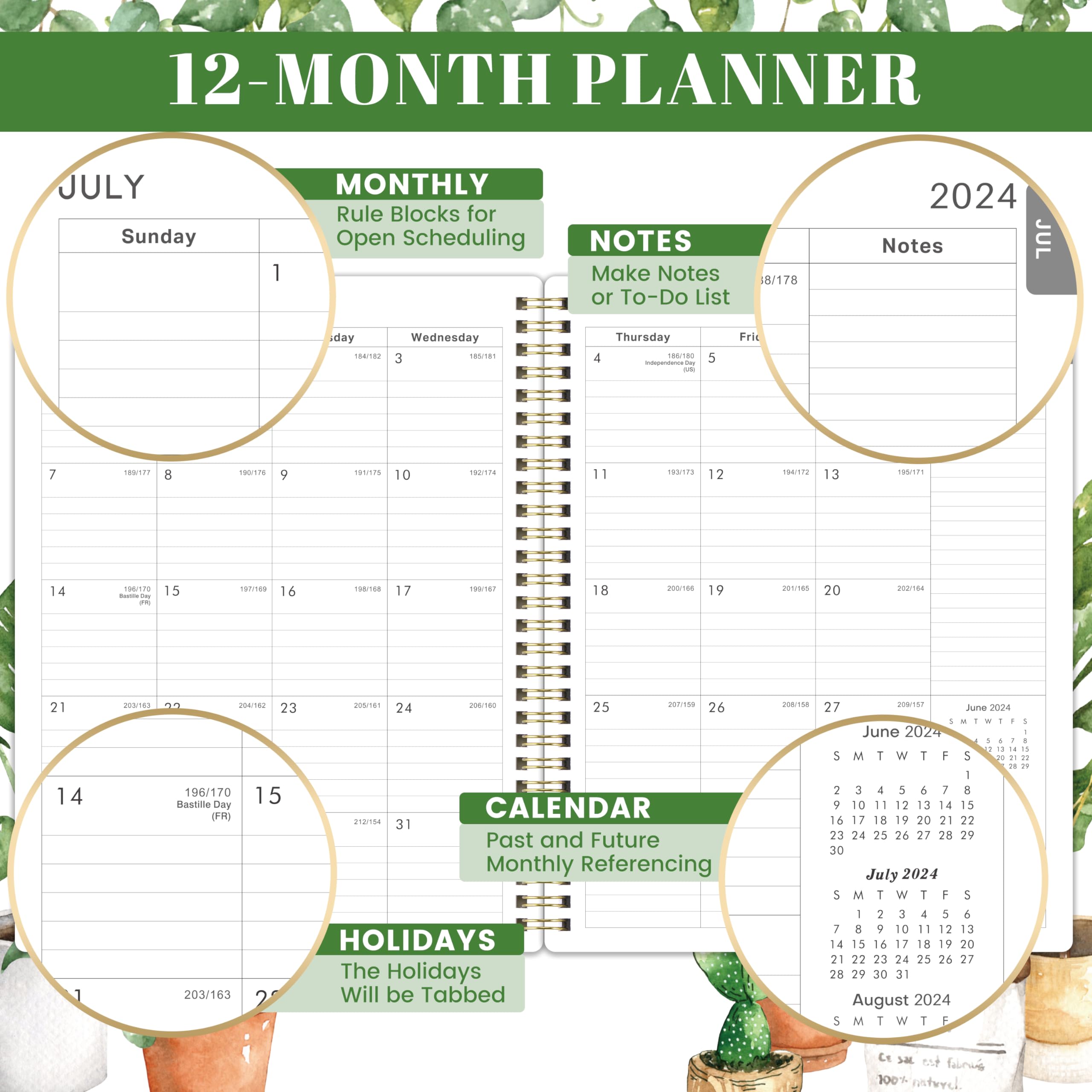 Snapklik.com : Planner 2024-2025 - Academic Planner Jul. 2024 - Jun ...