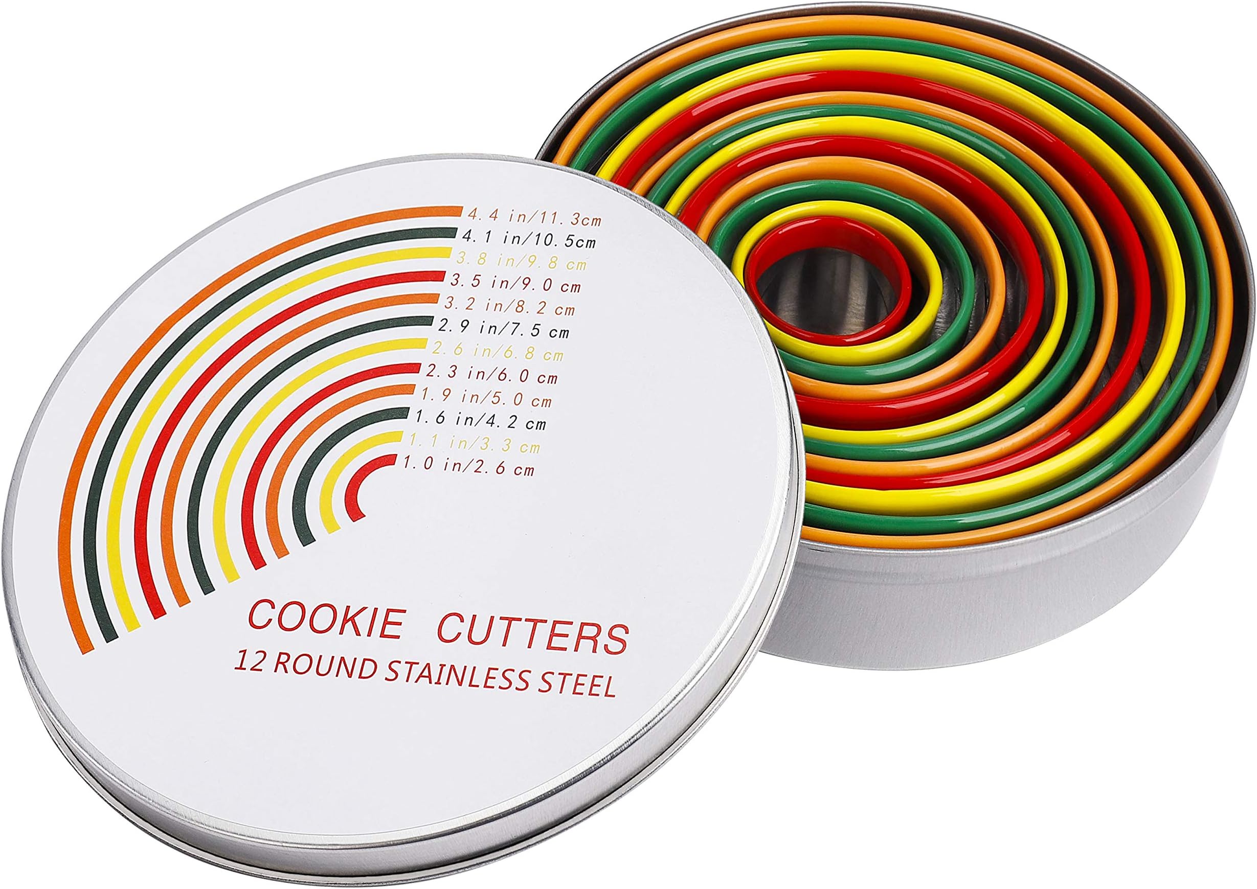 ZITFRI 12PCS Emporte Piece Rond Cercle Patisserie Emporte pièces ...