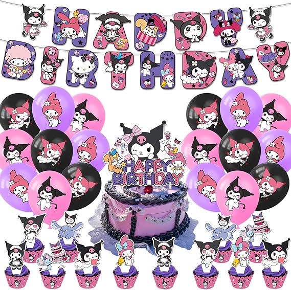 Anime party Supplies Birthday Decorations Party Gifts Room Decor (ku ...