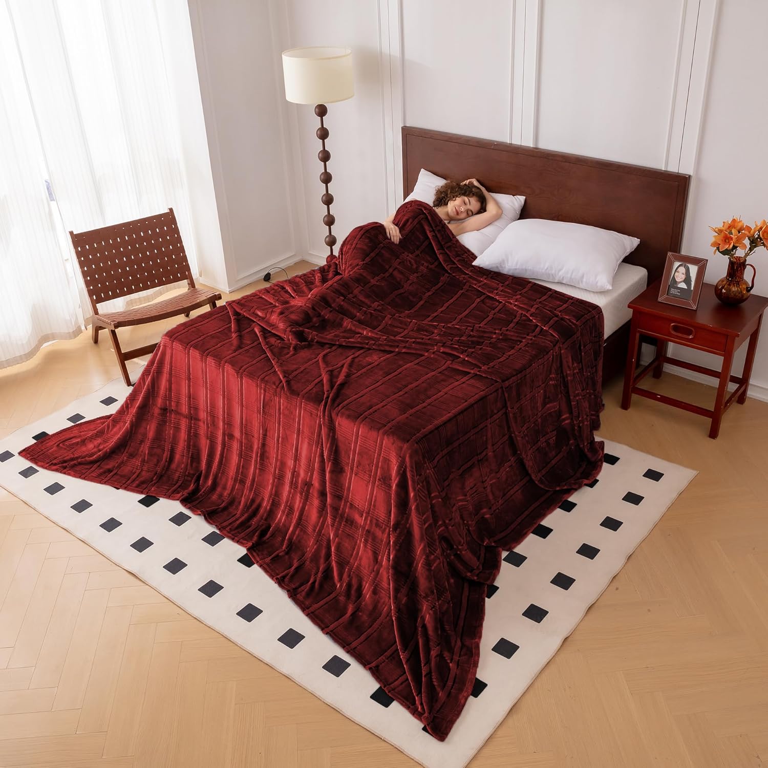 Amazon.com: KORBLISS Oversized Blanket 120x120 Inches, Giant Huge ...