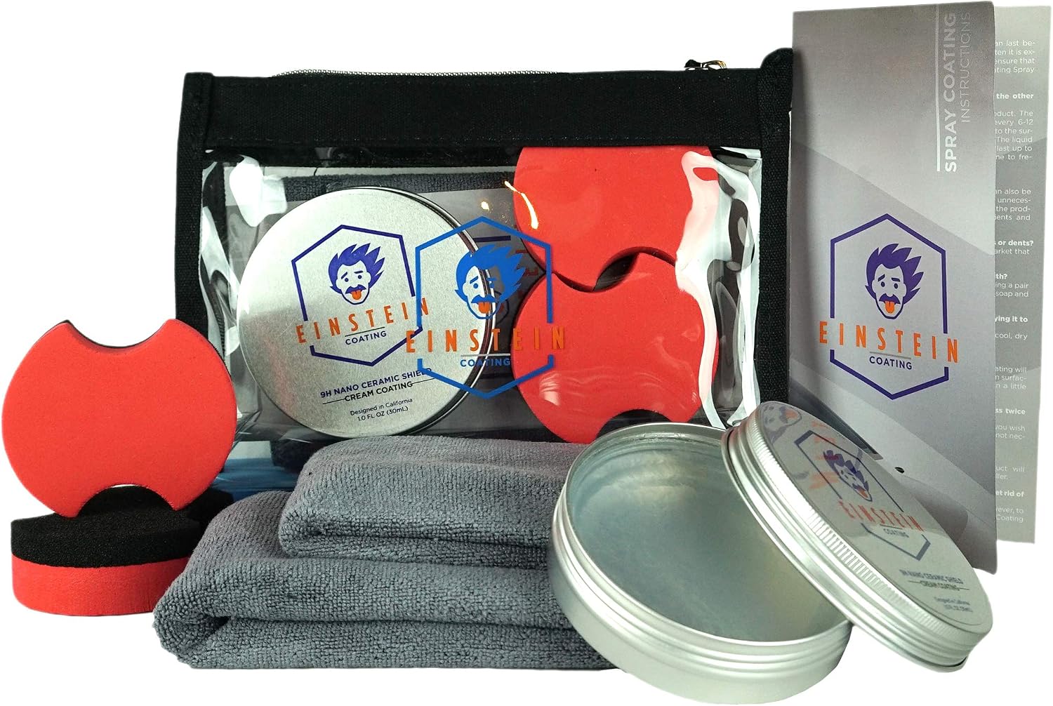Amazon.com: Einstein Coating SiO2 Detail Wax 9H Nano Ceramic Car Cream ...