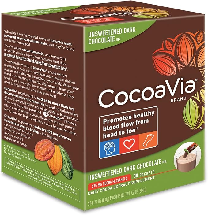 Amazon.com: Cocoavia Supplement, Promotes Healthy Blood Flow ...
