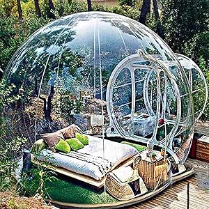 Amazon.com: DHJKCBH Inflatable House Bubble Tent with Tunnel Camping ...