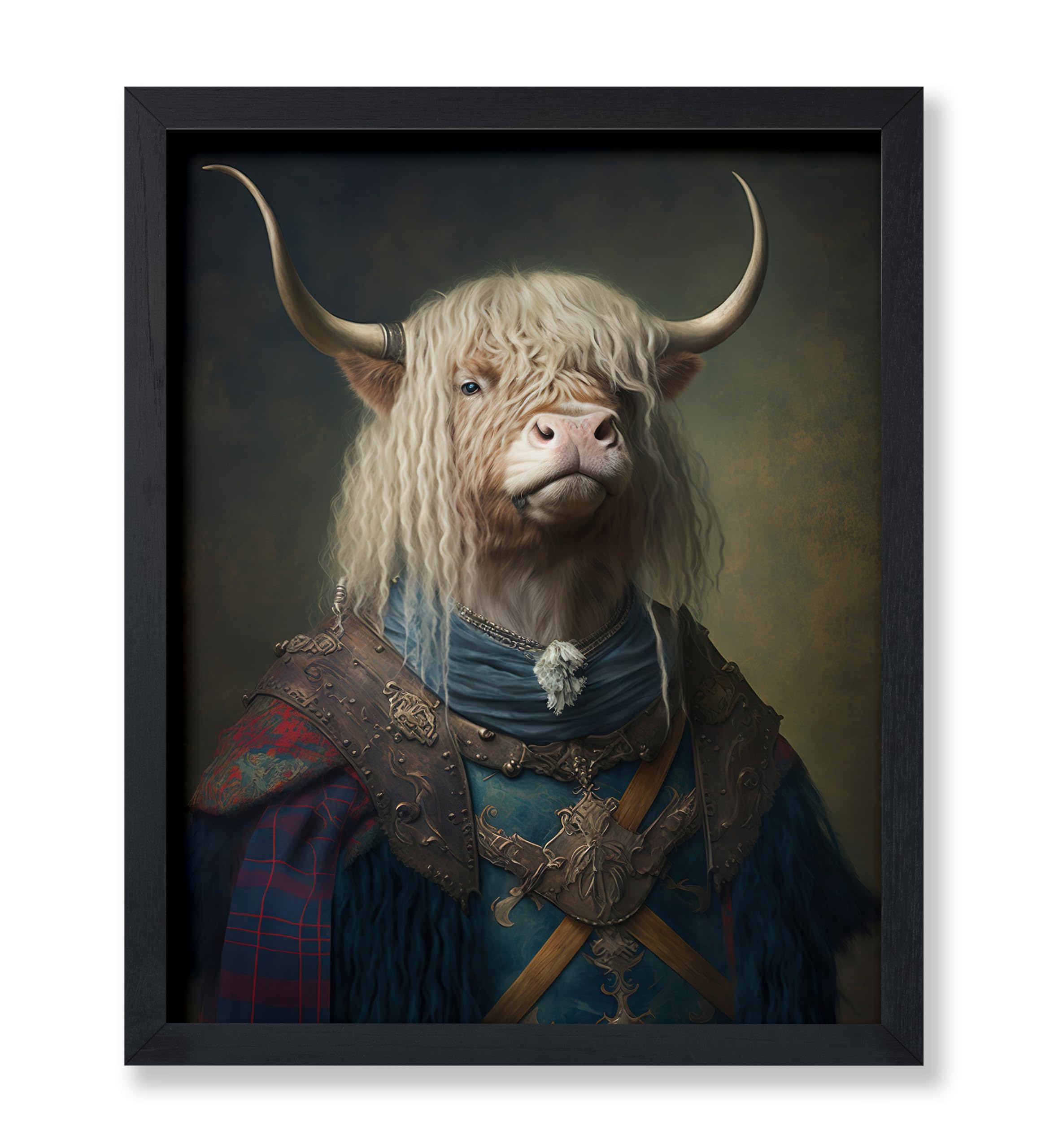 Amazon.com: Poster Master Aristocratic Cow Poster - Renaissance Print ...