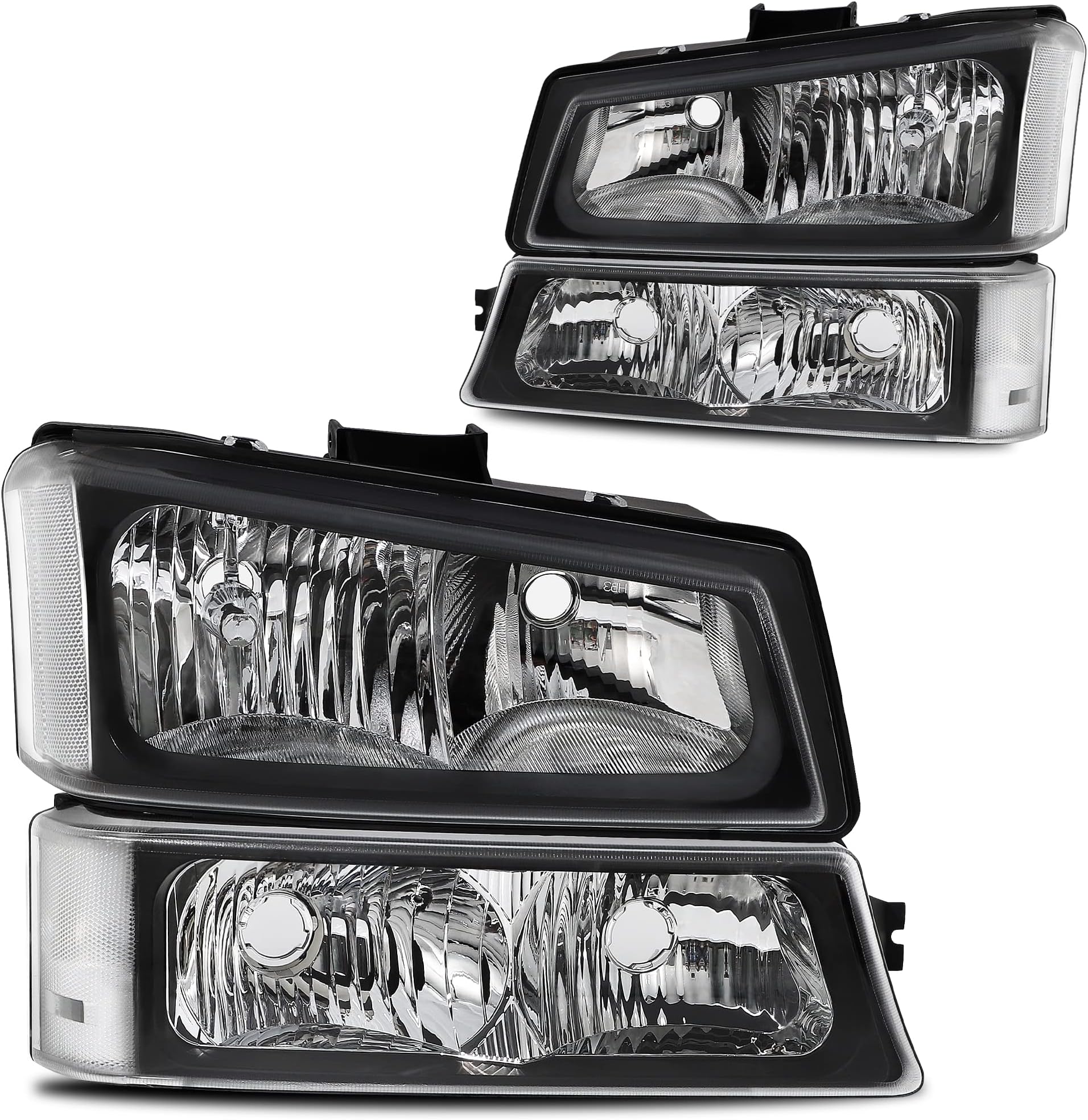 Amazon.com: Jenuo No-Fogging Headlight Assembly Fit For 03 04 05 06 ...