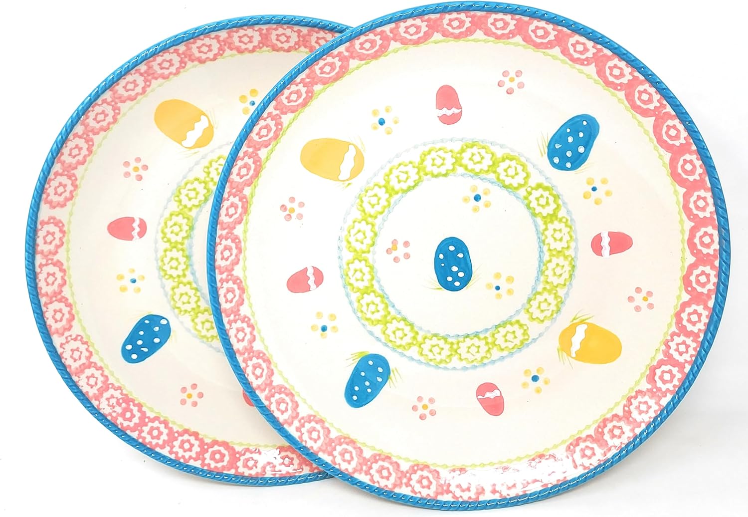 Amazon.com | Temp-tations by Tara Temp-tations Cupped Dinner Plates ...