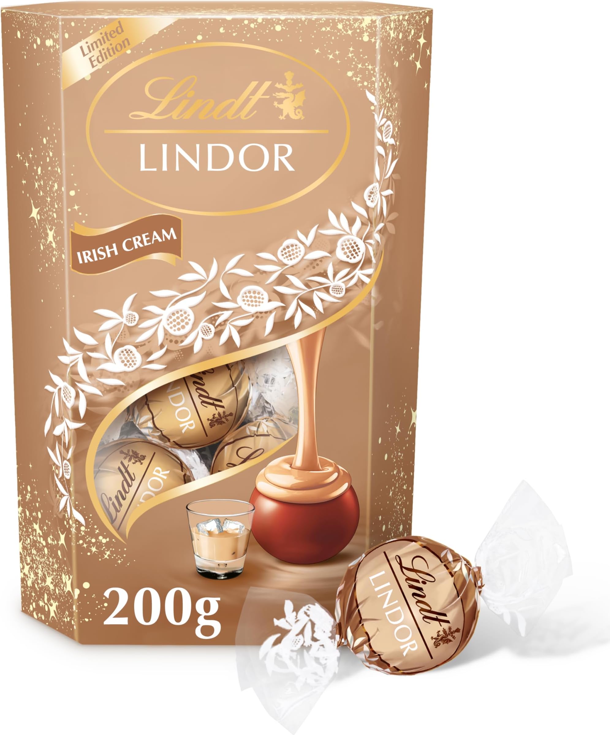 Amazon.com: Lindt Lindor Limited Edition Irish Cream Chocolate Truffles, 200g Box